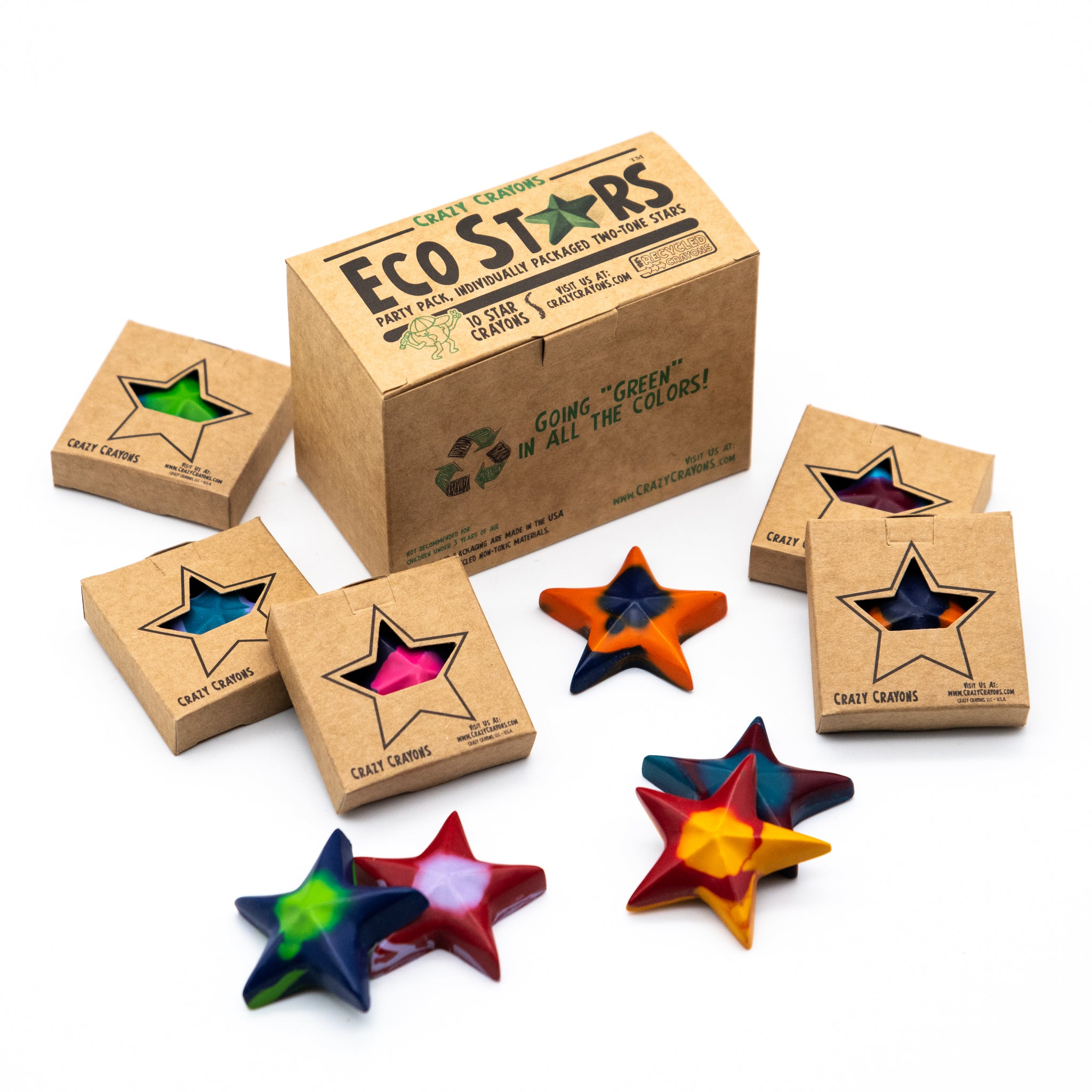 Eco Stars Party Pack – Crazy Crayons